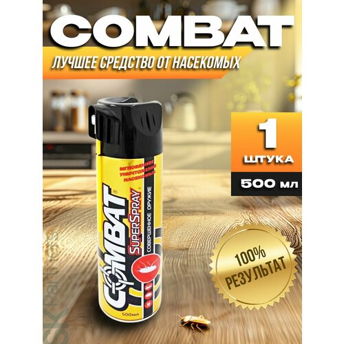 Средство от тараканов Combat Аэрозоль 500 мл - 1 штука