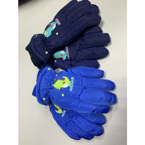 Перчатки , размер 6, синий