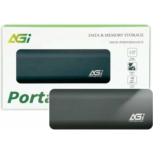 Твердотельный накопитель SSD AGI ED198 1TB USB 3.2 Gen2 Type-C
