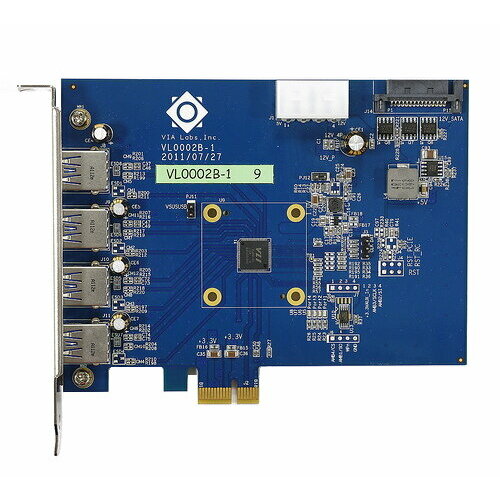 USB-контроллер VIA VL800 (4 x USB 3.0, PCI-E x1 rev.2.0)