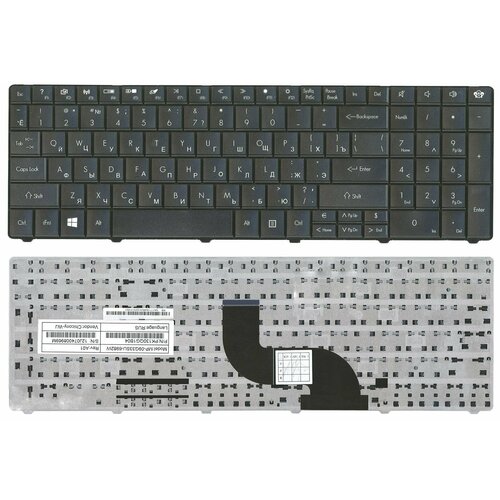 Клавиатура для ноутбука Packard Bell LE11, TE11, LE11BZ, TE11BZ, TE11HC, NE56 черная
