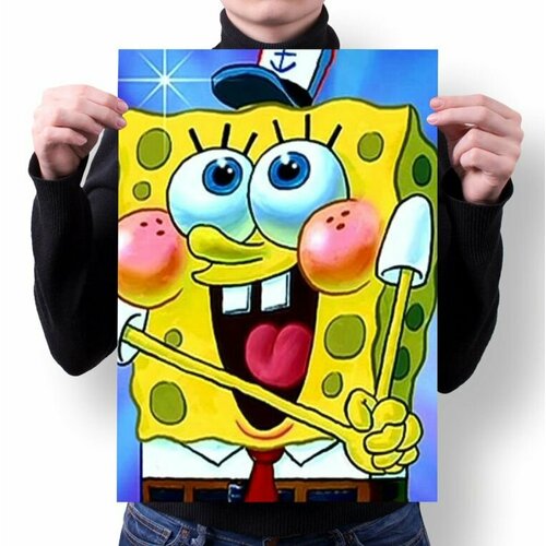 Плакат Губка Боб, SpongeBob №16, А4