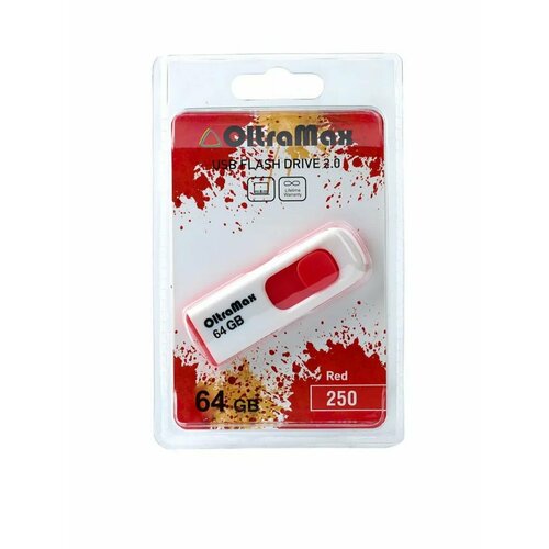 USB флеш накопитель OM-64GB-250-красный