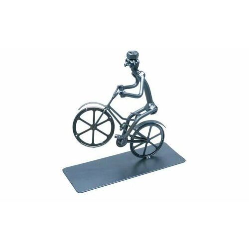 Оригинальная металлическая фигурка/статуэтка ручной работы BMX велосипедист