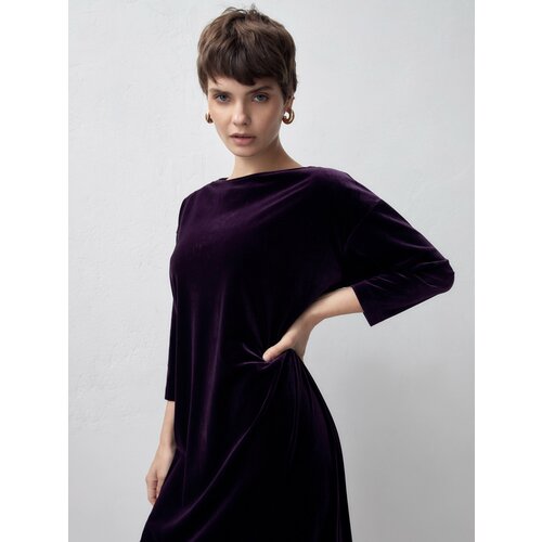 Платье Pompa, размер 48, фиолетовый