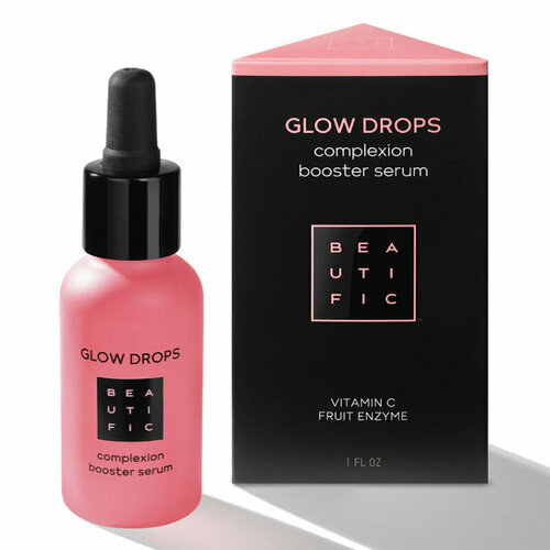 Сыворотка для лица BEAUTIFIC Glow Drops для идеального цвета лица, с витамином С, 30 мл