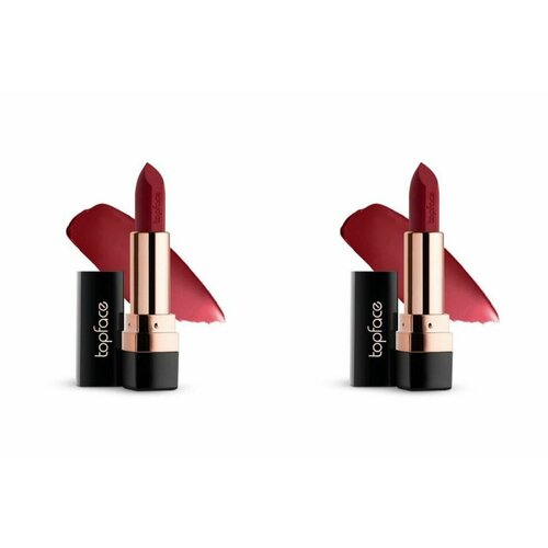 Topface Помада матовая устойчивая для губ Instyle Matte Lipstick, тон 19, 4 гр, 2 шт.