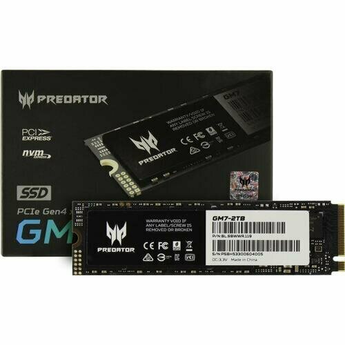 Накопитель SSD 2Tb Acer Predator GM7 (BL.9BWWR.119)