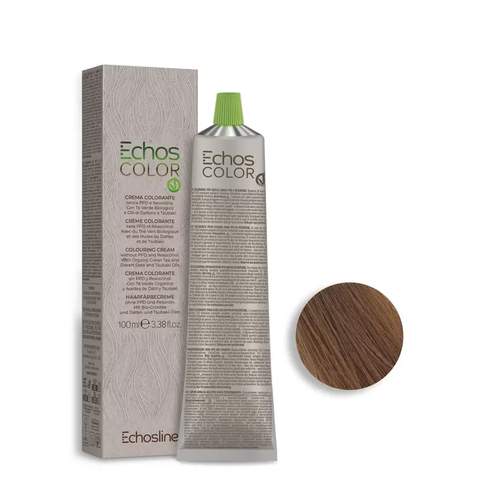Echosline Echos Color VEGAN Стойкий, перманентный краситель, 7.3 средне-русый золотистый, 100 мл