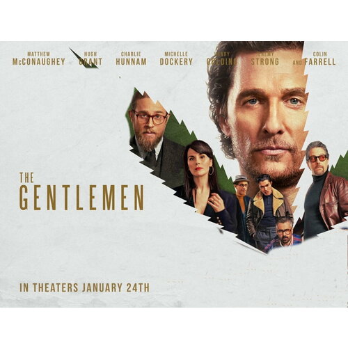 Плакат, постер на бумаге The Gentlemen/Джентльмены. Размер 42 х 60 см