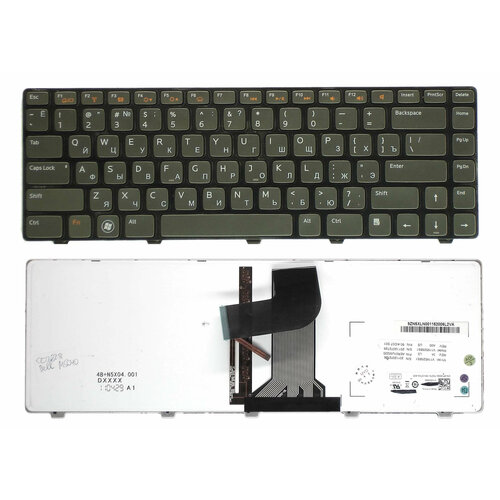 Клавиатура для Dell XPS 15 L502X черная с подсветкой