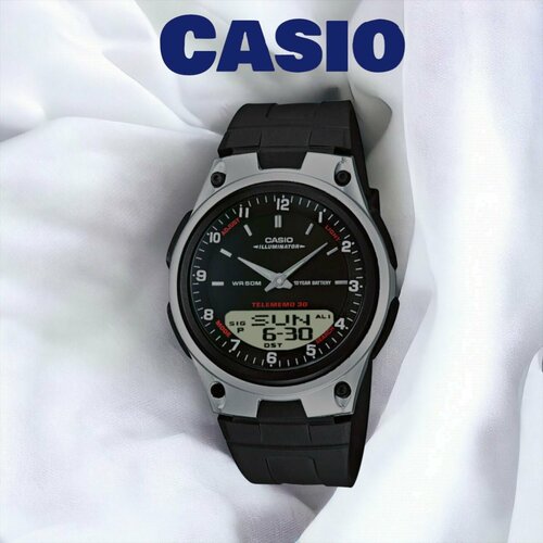 Наручные часы CASIO, серый, серебряный