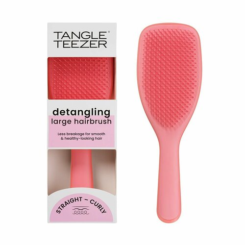 Расческа Tangle Teezer The Large Wet Detangler большая Salmon Pink Лососево-розовый 2335