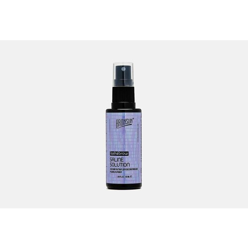 Раствор солевой для обезжиривания ресниц и бровей BRONSUN, 50 мл INNOVATOR COSMETICS BRONSUN Eyelash & Eyebrow Saline Solution 50 мл