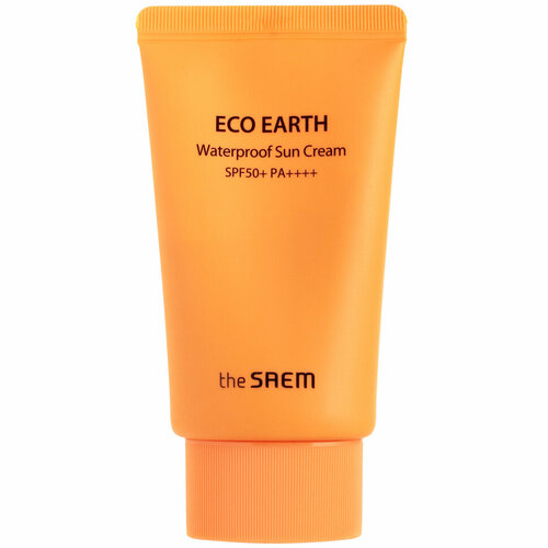 Водостойкий солнцезащитный крем The Saem Eco Earth Waterproof Sun Cream Spf50+ Pa++++, 50 мл