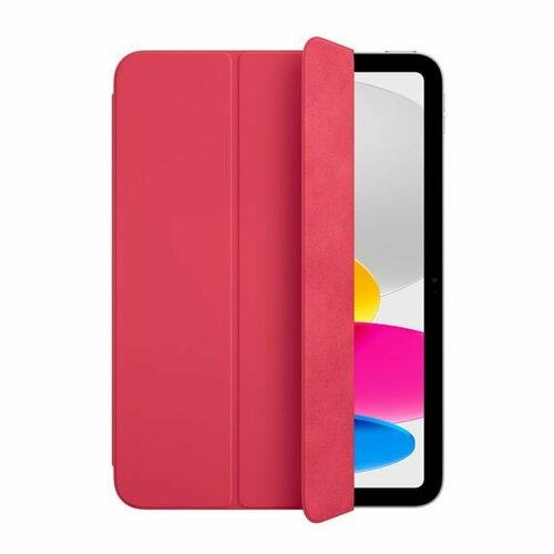 Чехол ультратонкий магнитный Smart Folio для iPad 10th generation (10-е поколение), малиновый (Watermelon)