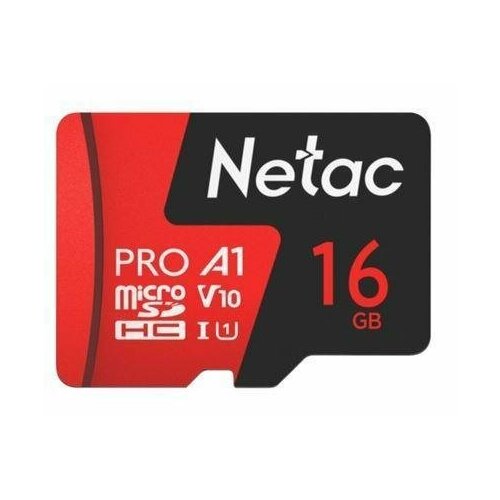 Карта памяти Netac MicroSD card P500 Extreme Pro 16GB, retail version w/SD adapter