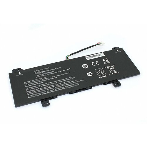 Аккумуляторная батарея для ноутбука HP Chromebook X360 14-CA000NA 7.7V (3600mAh)