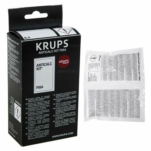 Средство для удаления накипи (2 х 40 гр.) для кофемашины Krups, F054