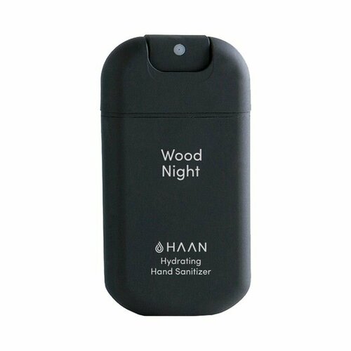 HAAN Спрей Hand Sanitizer Wood Night Очищающий и Увлажняющий для Рук Древесный Акцент, 30 мл