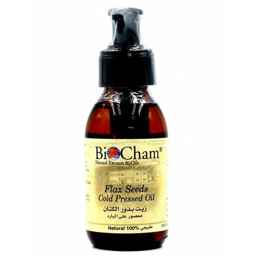 Масло семян льна BIOCHAM, 95мл, Сирия