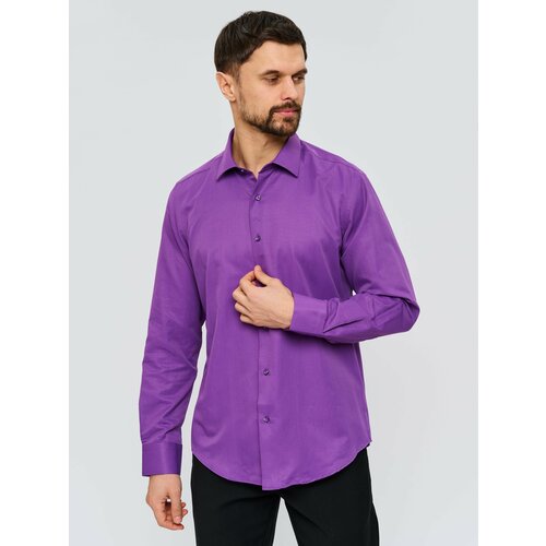 Рубашка BAWER, размер M, фиолетовый