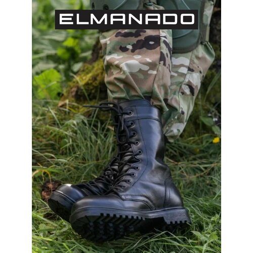 Ботинки берцы Elmanado, размер 43, черный