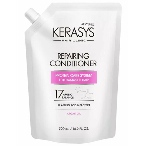 Кондиционер для волос Kerasys Восстанавливающий Hair Clinic System 500мл (запаска)