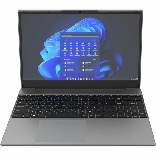 Ноутбук Digma PRO Breve DN15R5-8DXW04, 15.6" (1920x1080) IPS/AMD Ryzen 5 5600U/16ГБ DDR4/512ГБ SSD/Radeon Graphics/Win 11 Pro, серый (DN15R5-8DXW04)