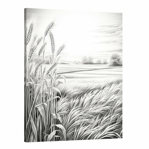 Интерьерная картина 50х70 "Пшеница"