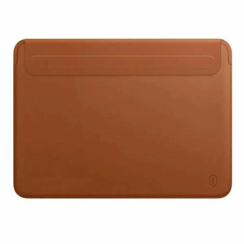 Чехол для ноутбука кожаный WiWU Skin Pro II на MacBook Air 15.3 дюйма (2023 года) - Коричневый