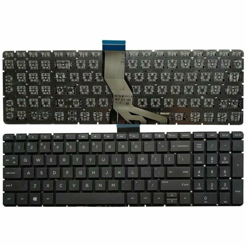 Клавиатура для ноутбука HP Pavilion 15-bs, 15-br, 17-ak, 17-bs, 15-CB, 15-CC, 15-CD, черная (англ.)