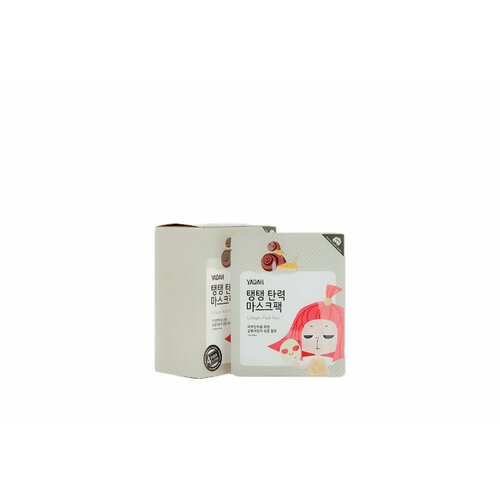 YADAH Маска на тканевой основе против морщин с коллагеном Collagen Mask Pack 10Ea