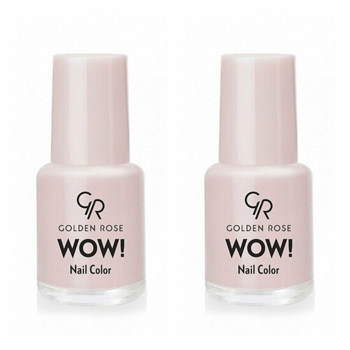 Golden Rose Лак для ногтей Wow! Nail Lacquer, тон 009, 6 мл, 2 штуки