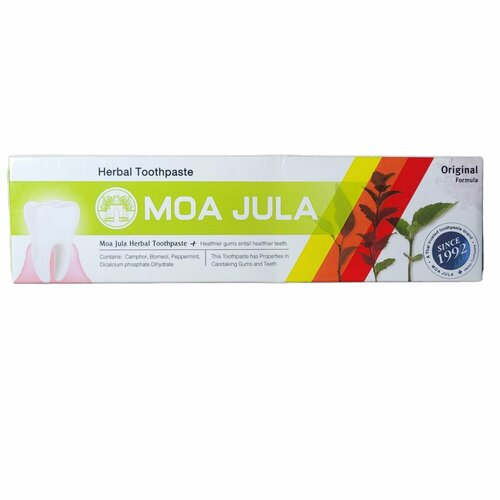 Тайская травяная зубная паста "Moa Jula" 100гр.