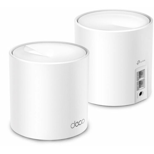 Бесшовный Mesh роутер TP-Link Deco X10 DECO X103-PACK AX1500 101001000BASE-TX белый упак.3шт