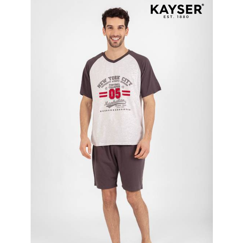 Пижама  Kayser, размер S, белый, серый