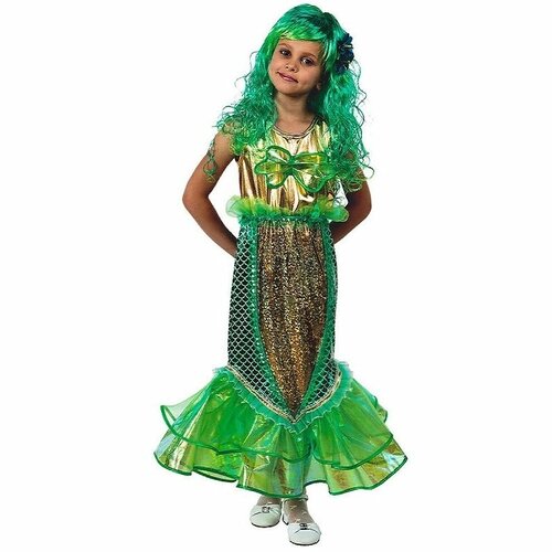 Карнавальный костюм для девочки "Русалочка" размер 116- 60