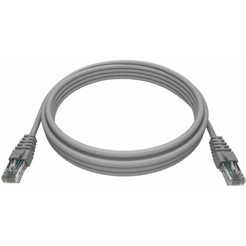 Патч-корд NTSS NTSS-PC-UTP-RJ45-6-2.0-LSZH-GY NTSS-PC-UTP-RJ45-6-2.0-LSZH-G UTP RJ-45 вил.-вилка RJ-45 кат.6 2м серый LSZH (уп:1шт) 24AWG