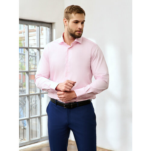 Рубашка Dave Raball, размер 40 182-188, розовый