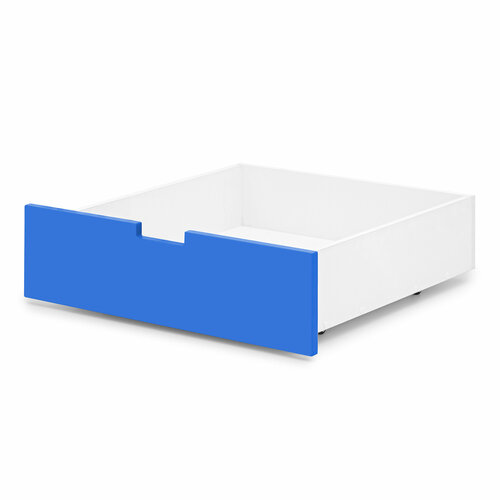 Деревянный выкатной ящик для кровати Svogen синий