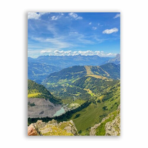 Постер, плакат на бумаге / Природа Франции - Пейзаж / Размер 60 x 80 см