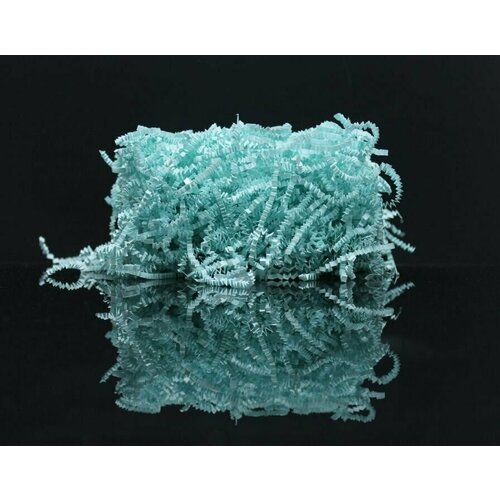 Наполнитель бумажный для упаковки подарков 100 гр/упаковка (Голубой)