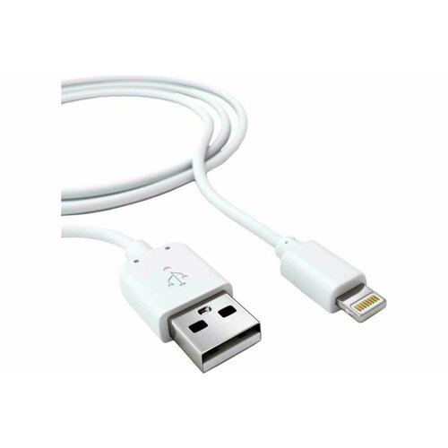 Кабель Red Line USB-А - Lightning 8 - pin, 1м, белый, УТ000006493