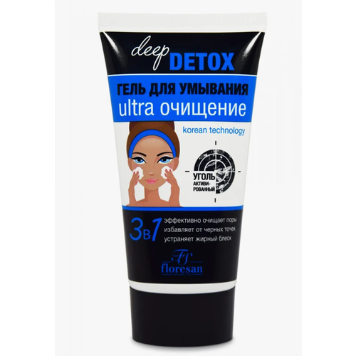 Гель для умывания Floresan Deep Detox, 150 мл.