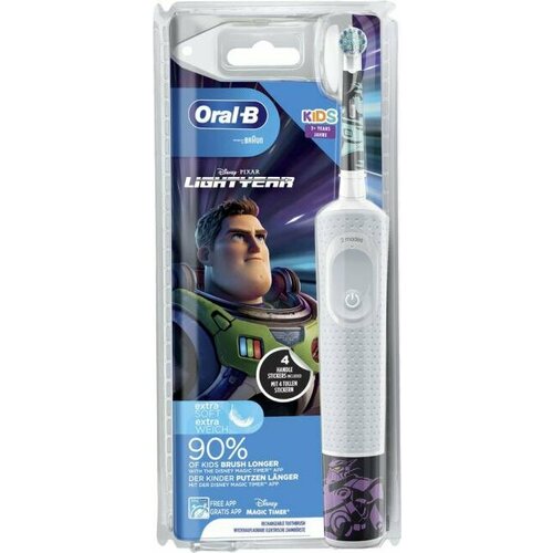 Электрическая зубная щетка Oral-b D100.413 Kids Lightyear