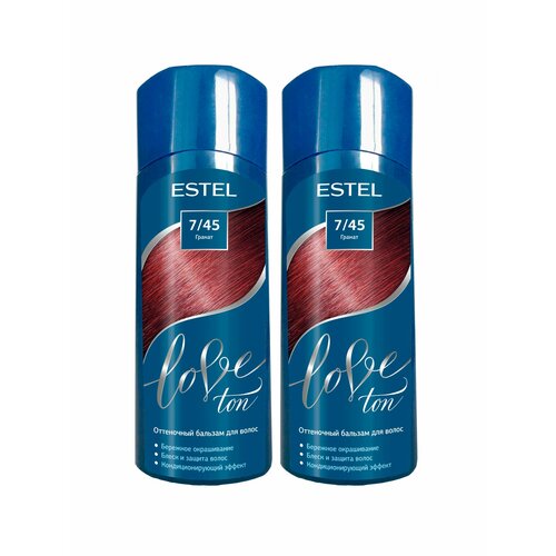 Estel Оттеночный бальзам для волос LOVE TON, 7/45 Гранат (набор, 2шт.)