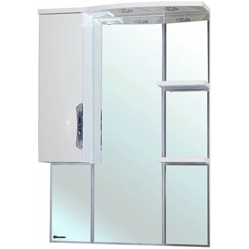 Зеркальный шкаф 82,5x100 см белый глянец L Bellezza Лагуна 4612114002014