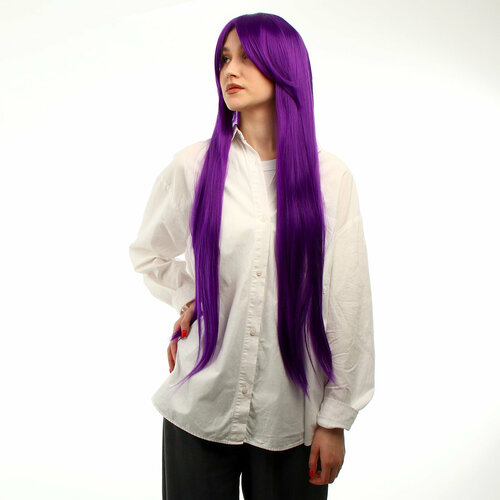 Карнавальный парик «Аниме» цвет фиолетовый, длинный