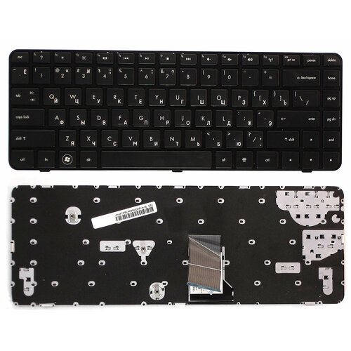 Клавиатура для ноутбука HP Pavilion dm4-1219tx черная с рамкой